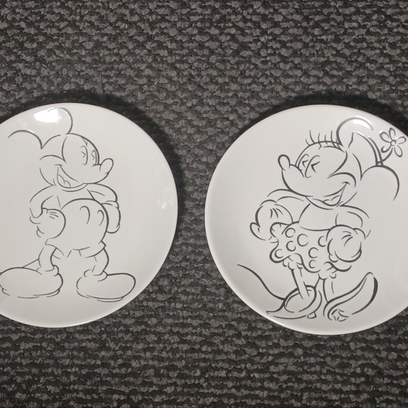 Disney | Accents | Walt Disney Dinner Plate Minnie Mouse Mickey Co ...